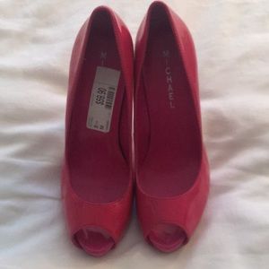 Michael Kors Shoes | New Red White Black Heels | Poshmark